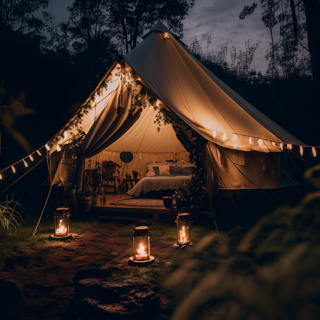 How to Set up a Romantic Backyard Camping Date Night - Dream Date Nights
